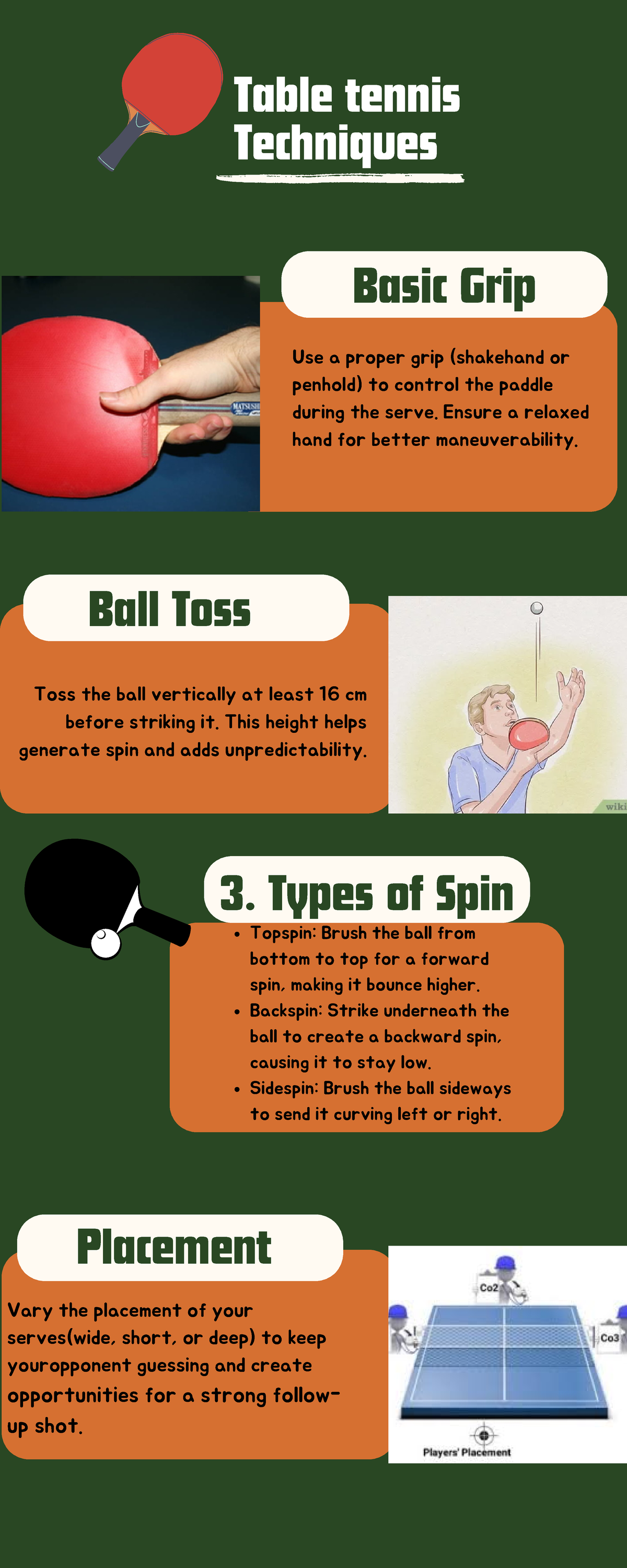 Table Tennis Techniques: Mastering Your Serve and Spin Mechanics - Studocu