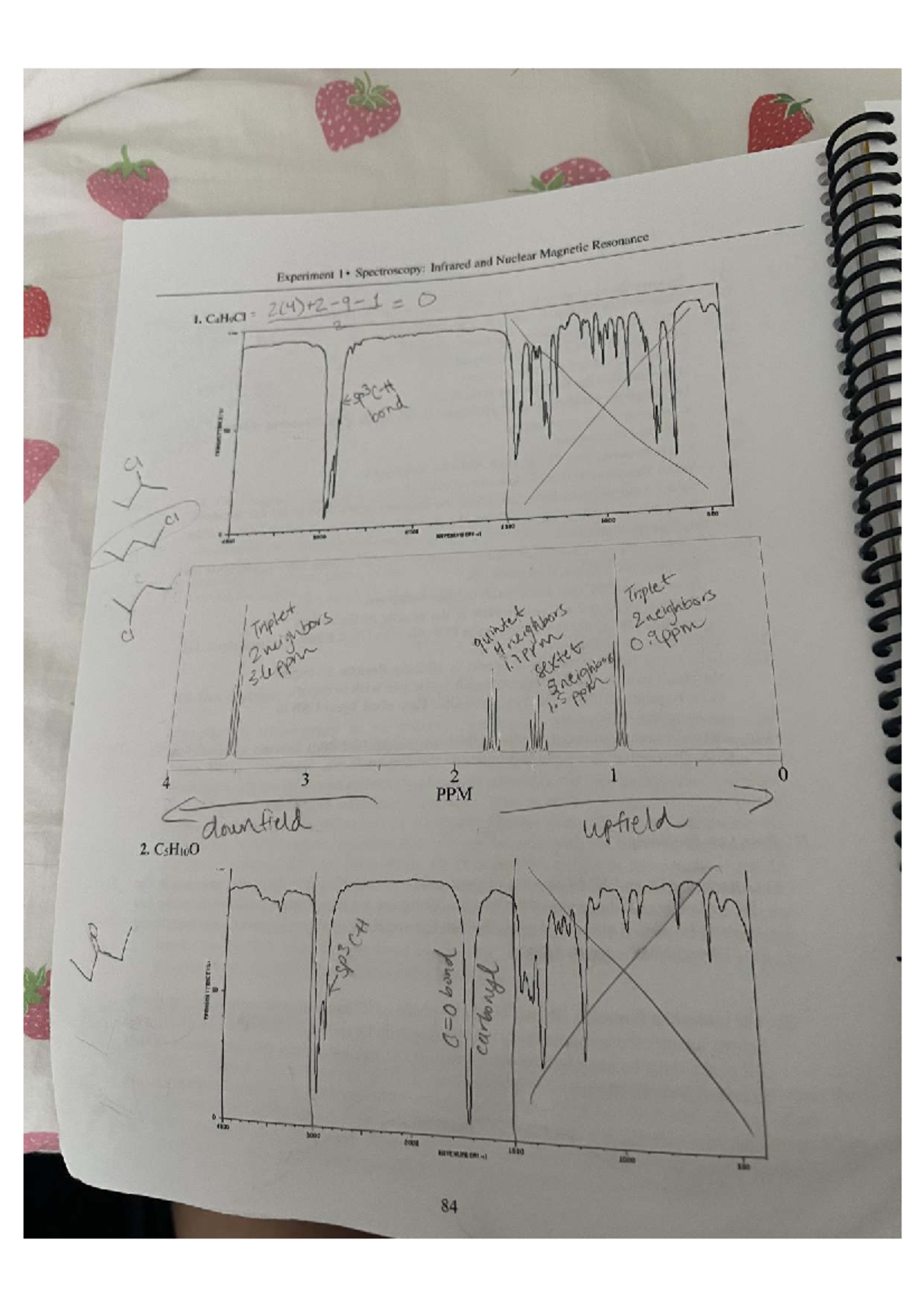 Experiment 1: Infrared & NMR Spectroscopy Analysis - Orgo 2 Lab - Studocu