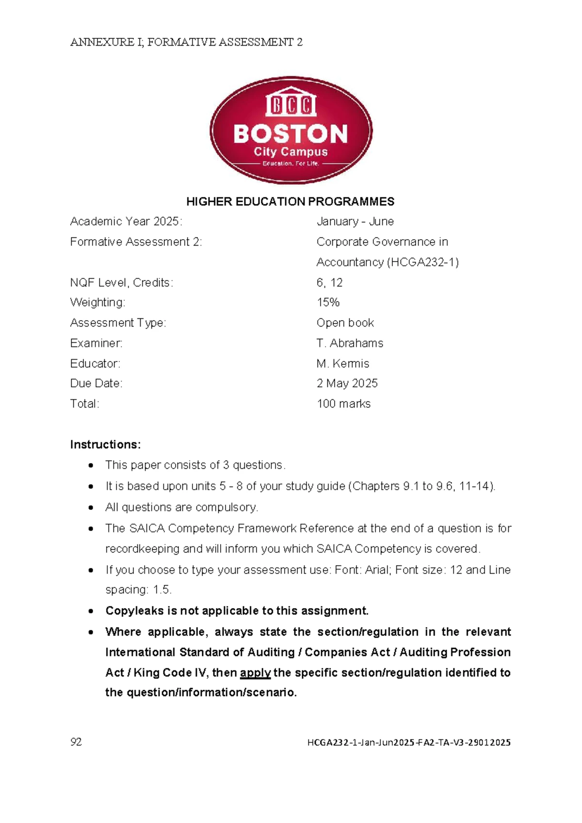 AIN3701 2024 Assignment 2: Tax Calculation & Automation in VBA - Studocu