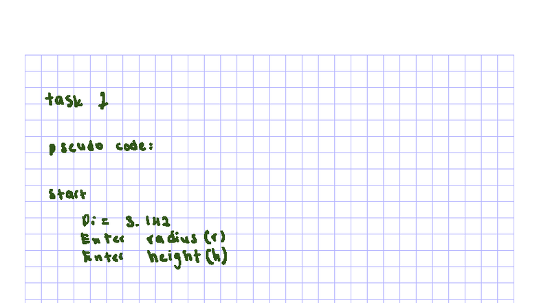 Assignment CSC415 - Pseudocode for Volume and BMI Calculations - Studocu