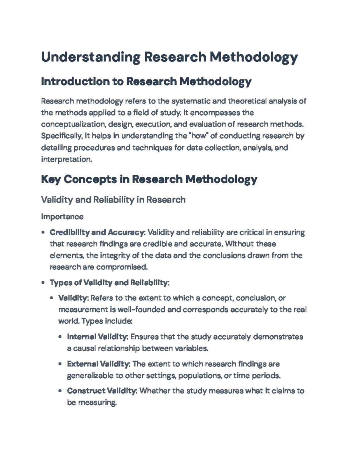 Research Methodology Overview: Key Concepts, Designs, & Strategies ...