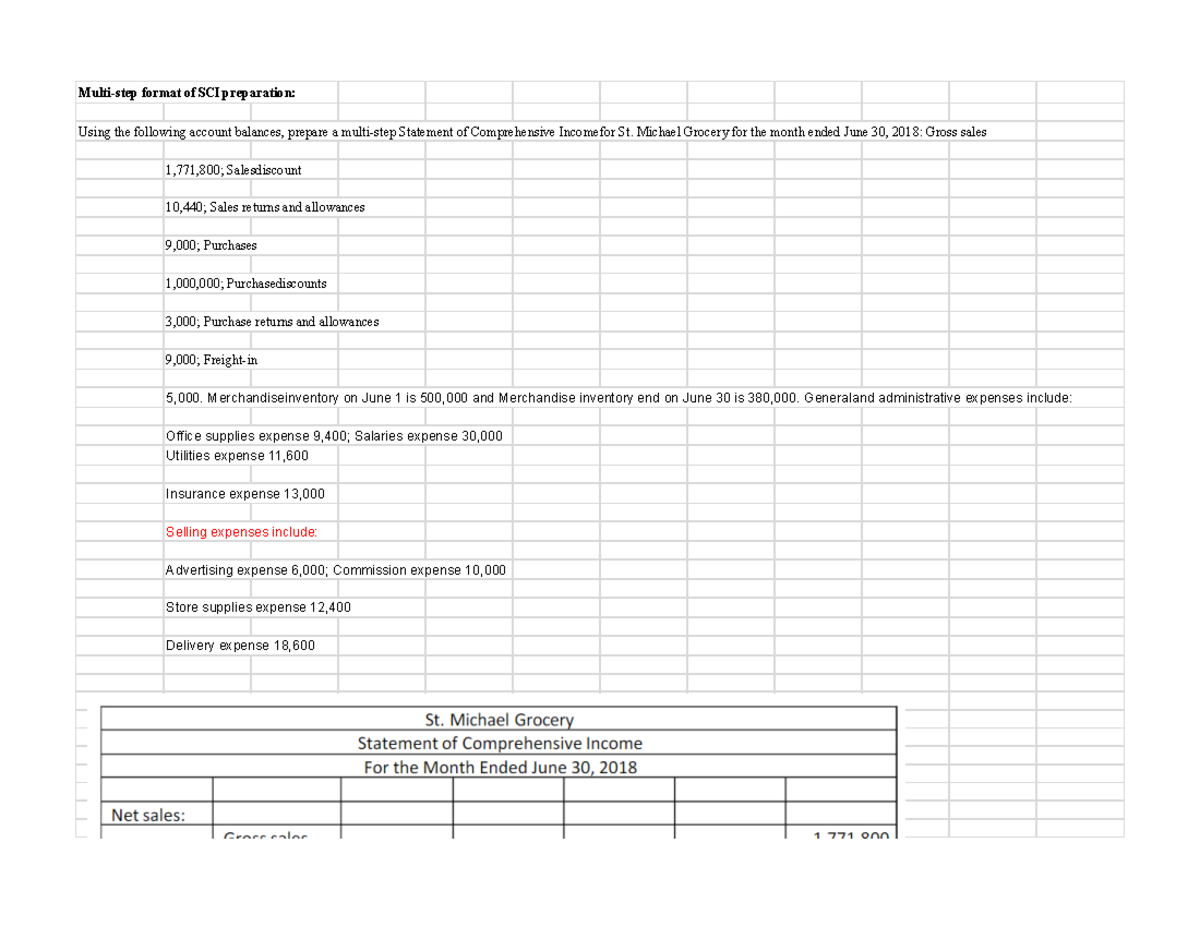 SCI Single and Multiple - SCI Multiple Step - Multi-step format of SCI ...
