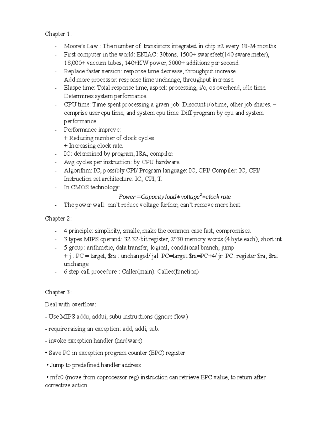 Cheatsheet: Final Exam for Computer Architecture (HCMUT) - Studocu