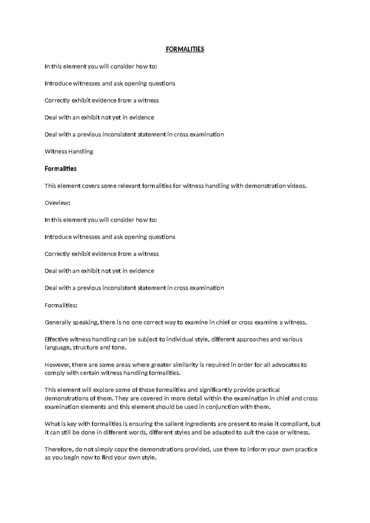 Adapt - Formalities in Witness Handling: Key Techniques & Practices ...