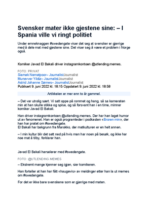 Samfunnsfag begreper - Begreper Forklaring Eksempel Samfunn Et samfunn kan defineres som en ...