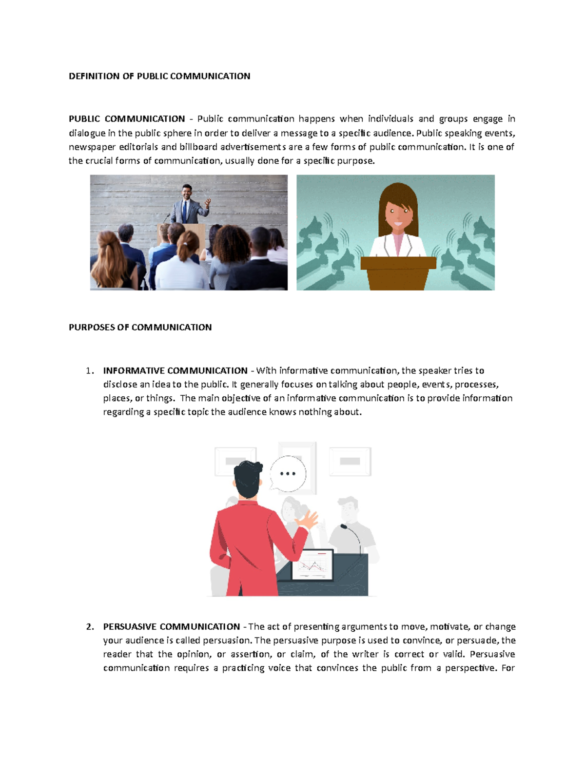 Public Communication Defined: Key Purposes & Forms Explained - Studocu