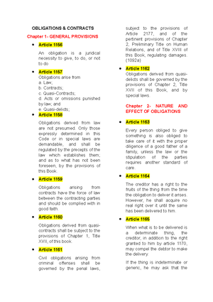 Chapter 3 - OBLICON - CHAPTER 3 1st Semester | A. 2024- Chapter OUTLINE` Section I. Pure & - Studocu