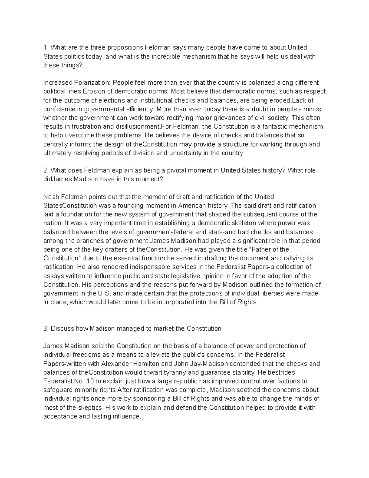 Unit 6: The Constitution's Role in U.S. Political Dynamics - Studocu