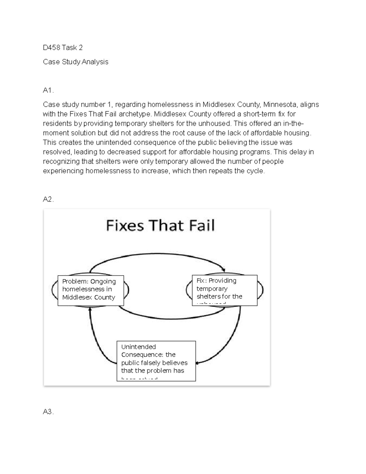 D458 Task 2 Case Study: Homelessness in Middlesex County Analysis - Studocu