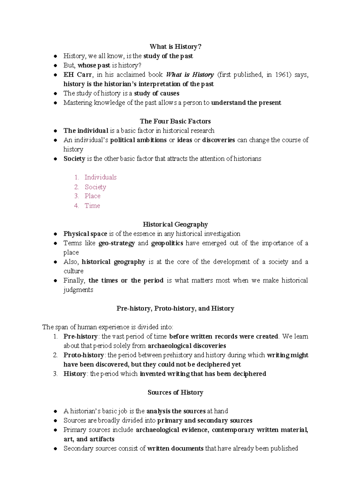 History Midterm Study Notes: Key Concepts and Civilizations - Studocu