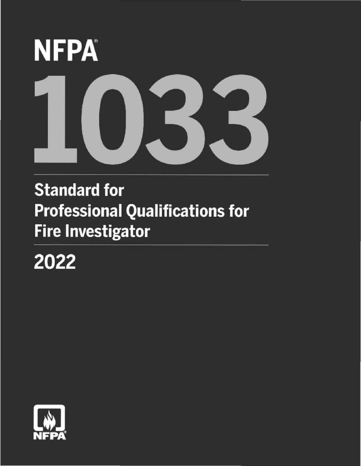 NFPA 1033, 2022 - Estándar de Cualificaciones Profesionales para ...