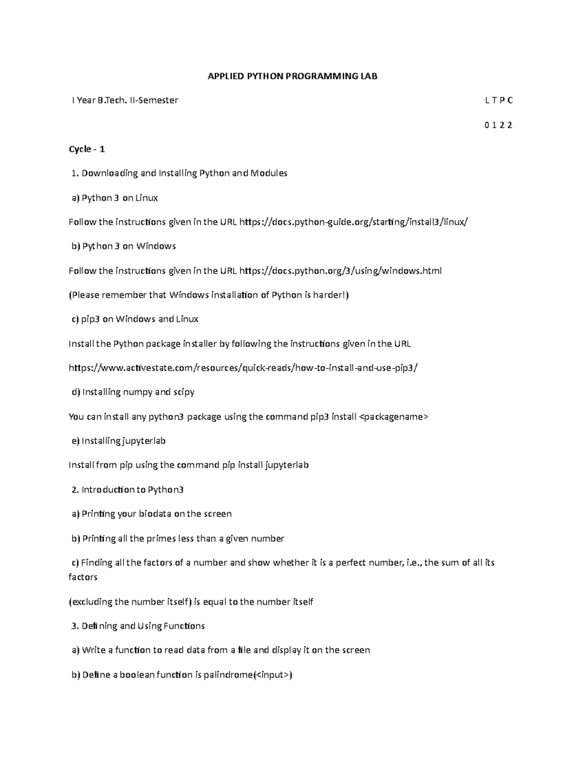 Applied Python Programming LAB programs - APPLIED PYTHON PROGRAMMING ...