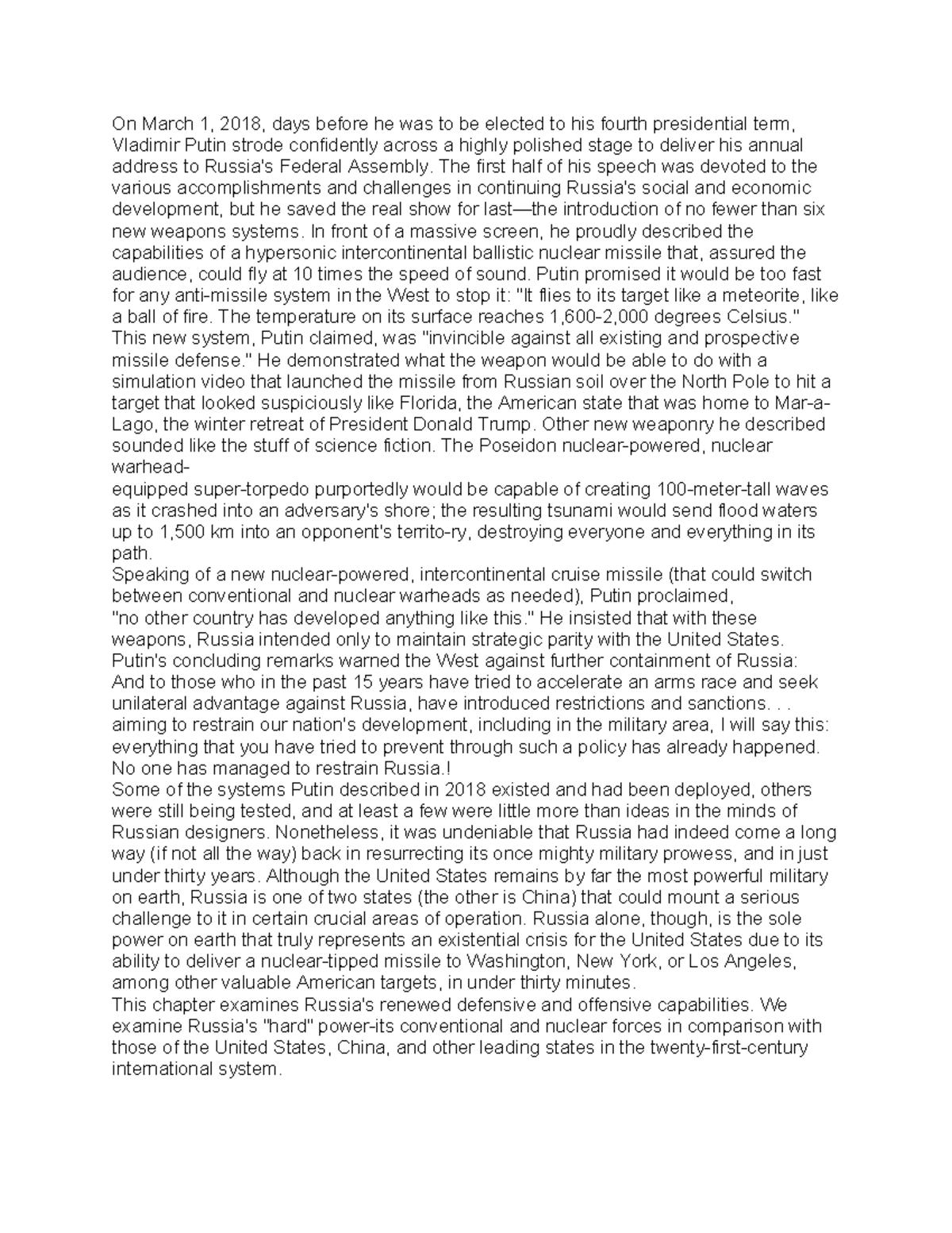 Russian Military Reform and Modernization: Assessing the New Look (2008 ...