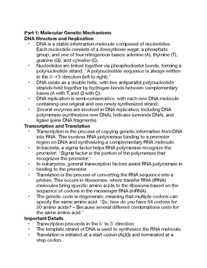 Exam 1 cell and molecular biology - Slide 4 FIGURE 5-1 Overview of four ...