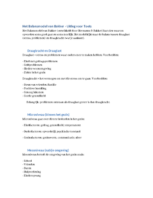 5.1. Balansmodel Bakker - Naam