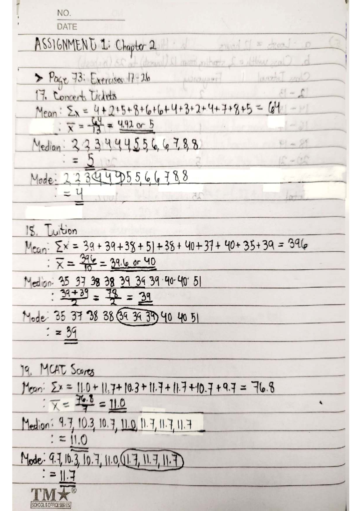 Assignment 1: Statistics Exercises and Data Analysis (StatApp) - Studocu