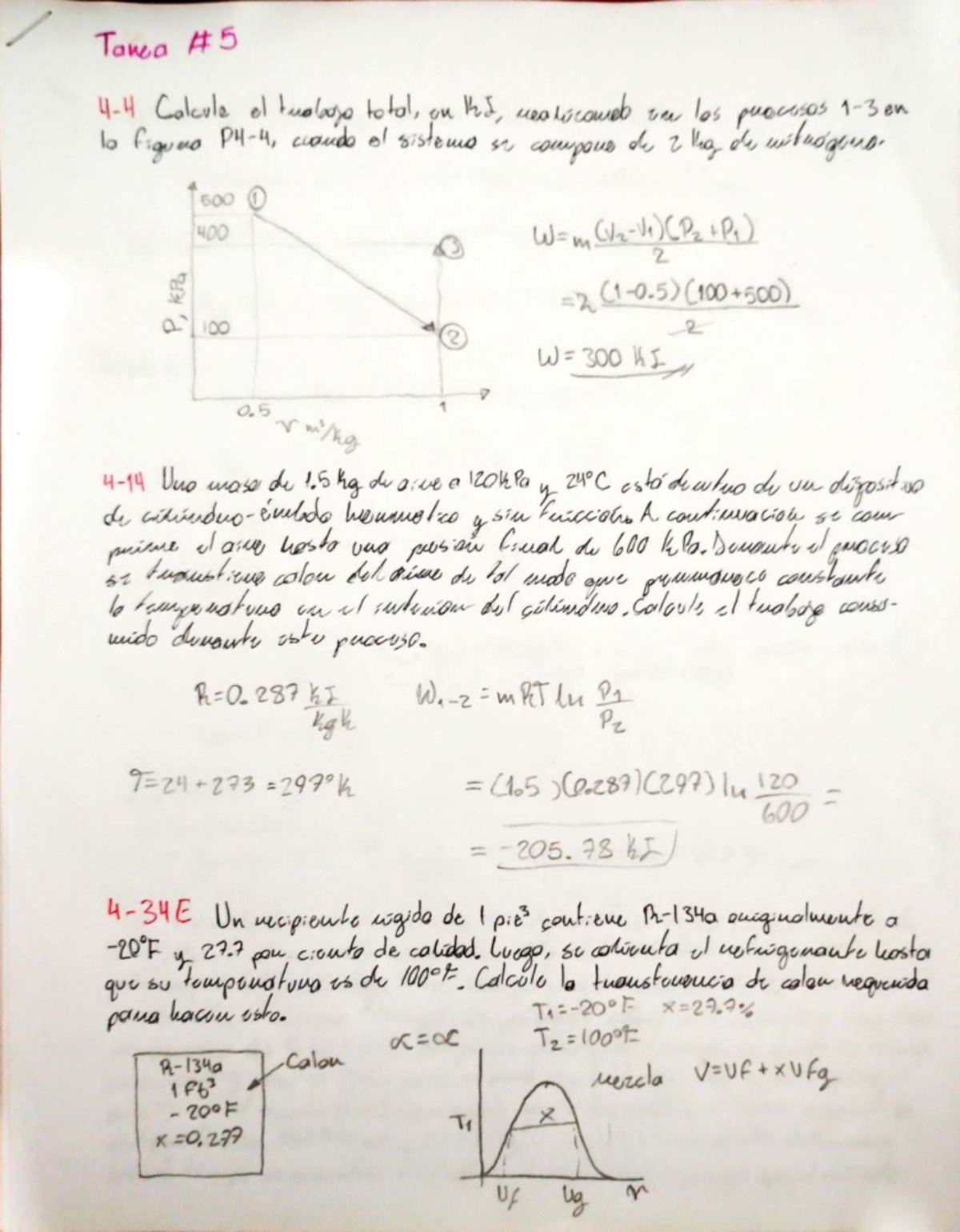 T5 Termo - Tarea 5 de Joel Marroquín - Studocu