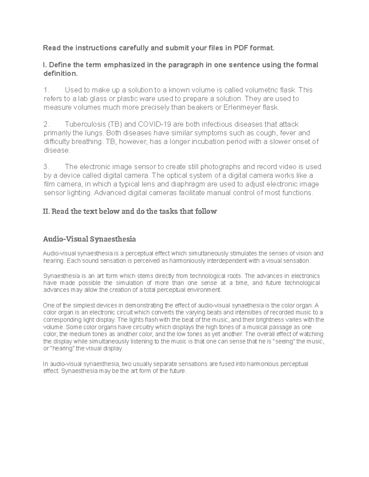 Writing Definitions 2: Exploring Concepts and Perceptions - Studocu