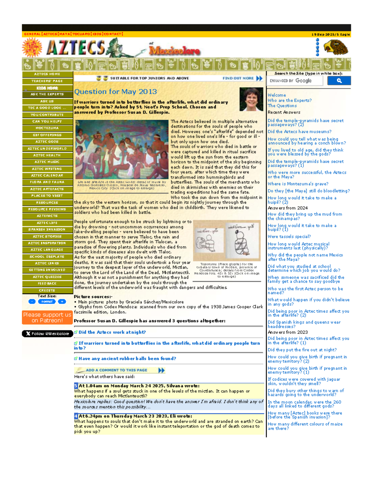 Exploring Aztec Afterlife Beliefs: Journey to Mictlan (AZT101) - Studocu