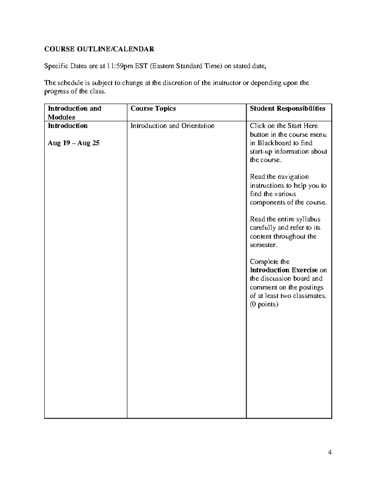 Course Calendar 2025: Important Dates & Module Overview - Studocu