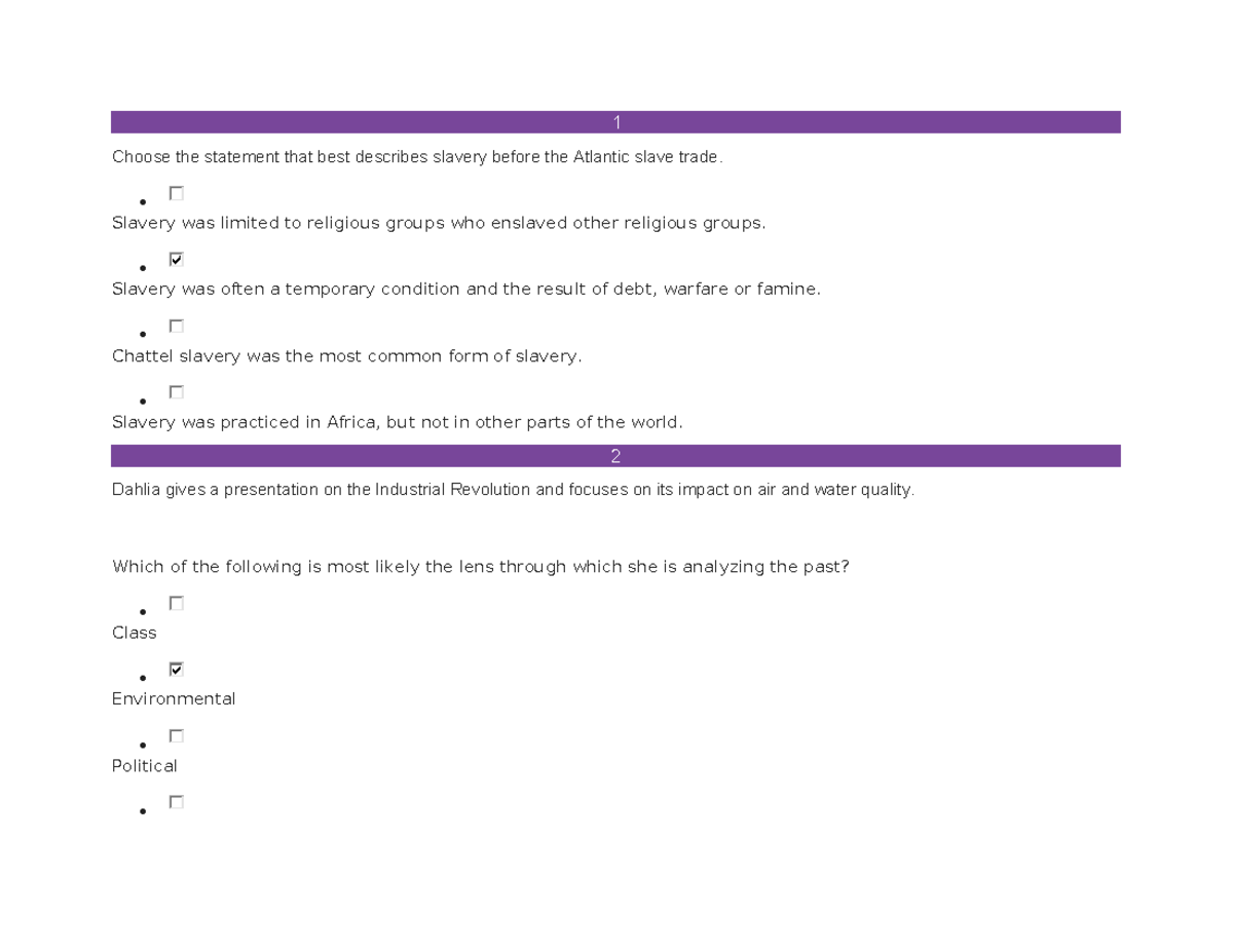 US History 1 Final Exam Review Notes - Studocu