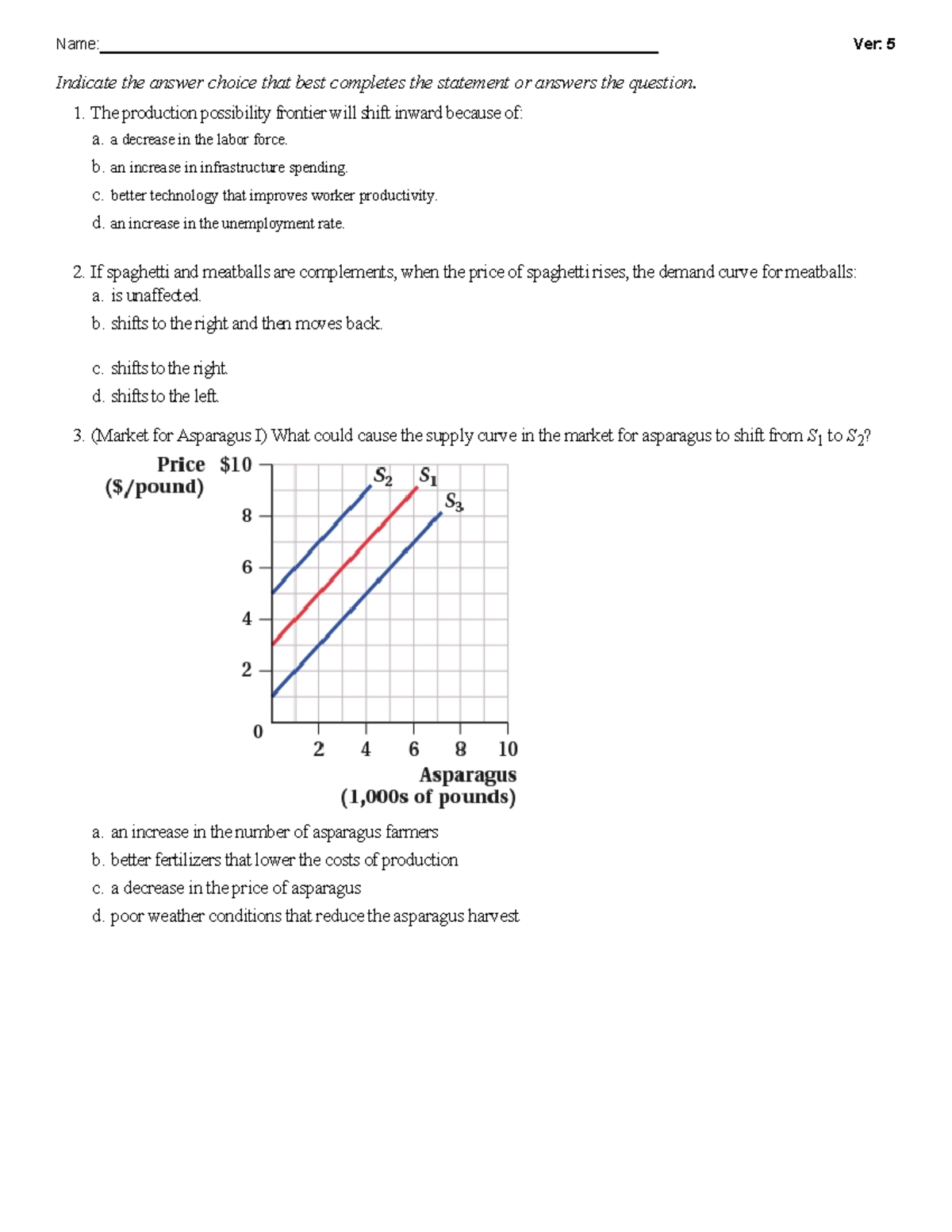 Econ 120 Spring 2025 Quiz 1 Answers & Detailed Explanations - Studocu