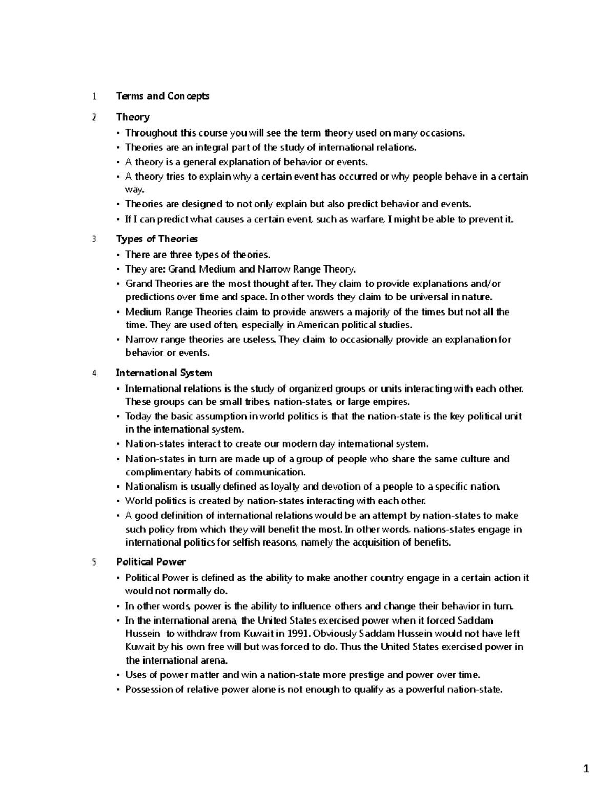 Analyzing International Power Structures: Theory, Multipolarity & Bipolarity - Studocu