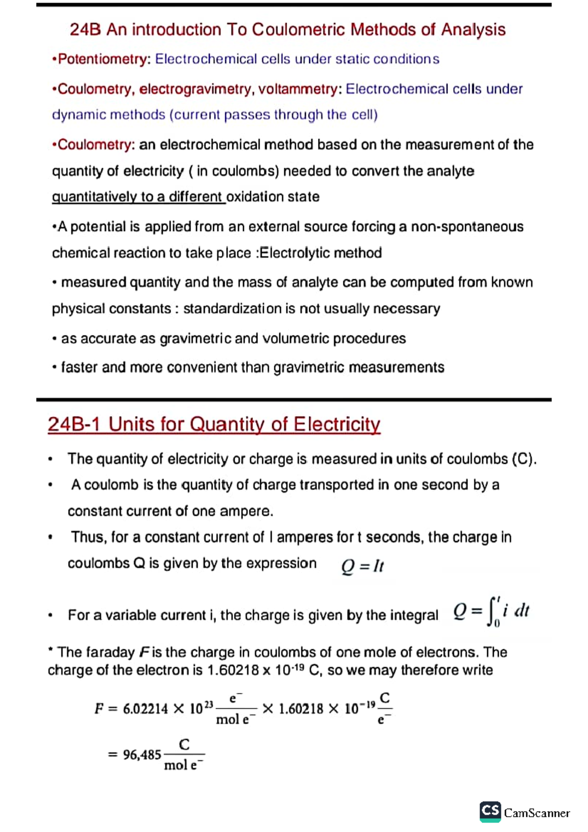 Coulometry - This is full lecture - 24B An introduction To Coulometric ...