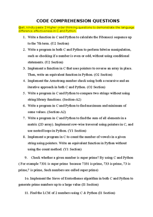 [Solved] Role of lexical analyzer - computer scinece - Studocu