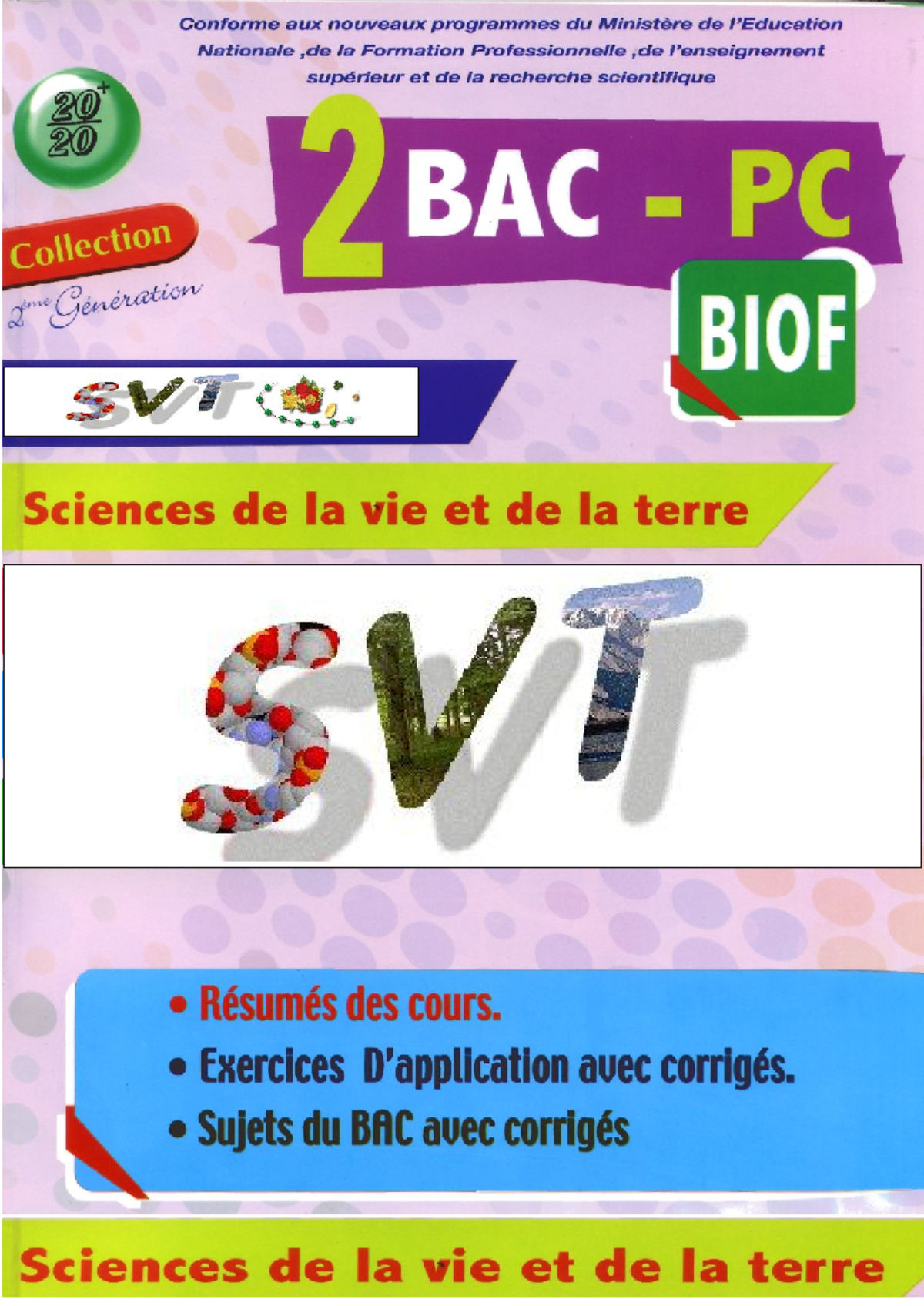SVT 2BAC PC - Résumés de Cours et Exercices avec Corrigés - Studocu