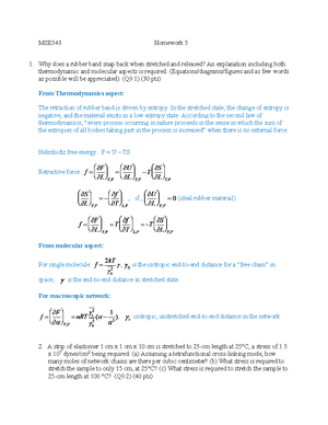 2025 Midterm exam Due March 17 2025 - MSE 543 Exam, due March 17 ...