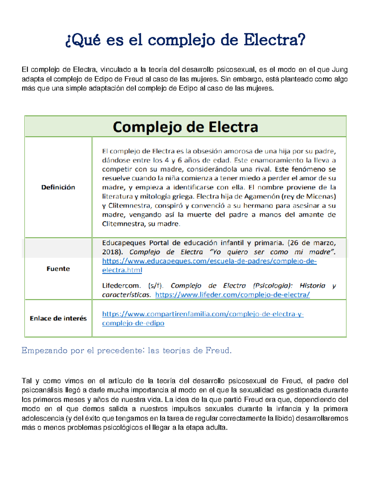 Qu Es El Complejo De Electra Causas Y Como Superarlo Punto Y Coma:
