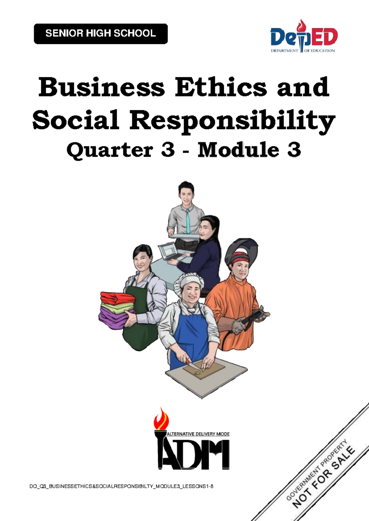 G12 Business Ethics & Social Responsibility Q3 Module 3 Revised Edition ...