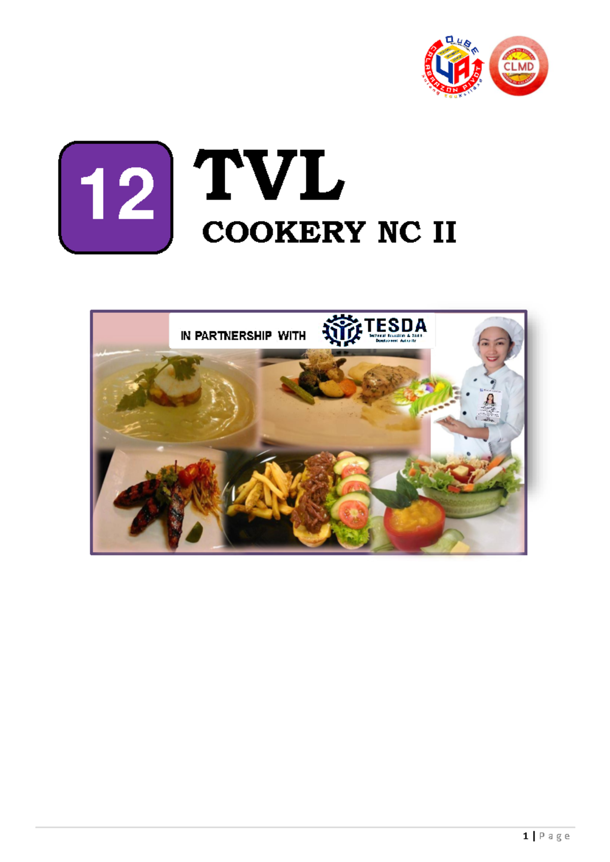 SLM Cookery 11 12 - 12 TVL COOKERY NC II After going through this ...