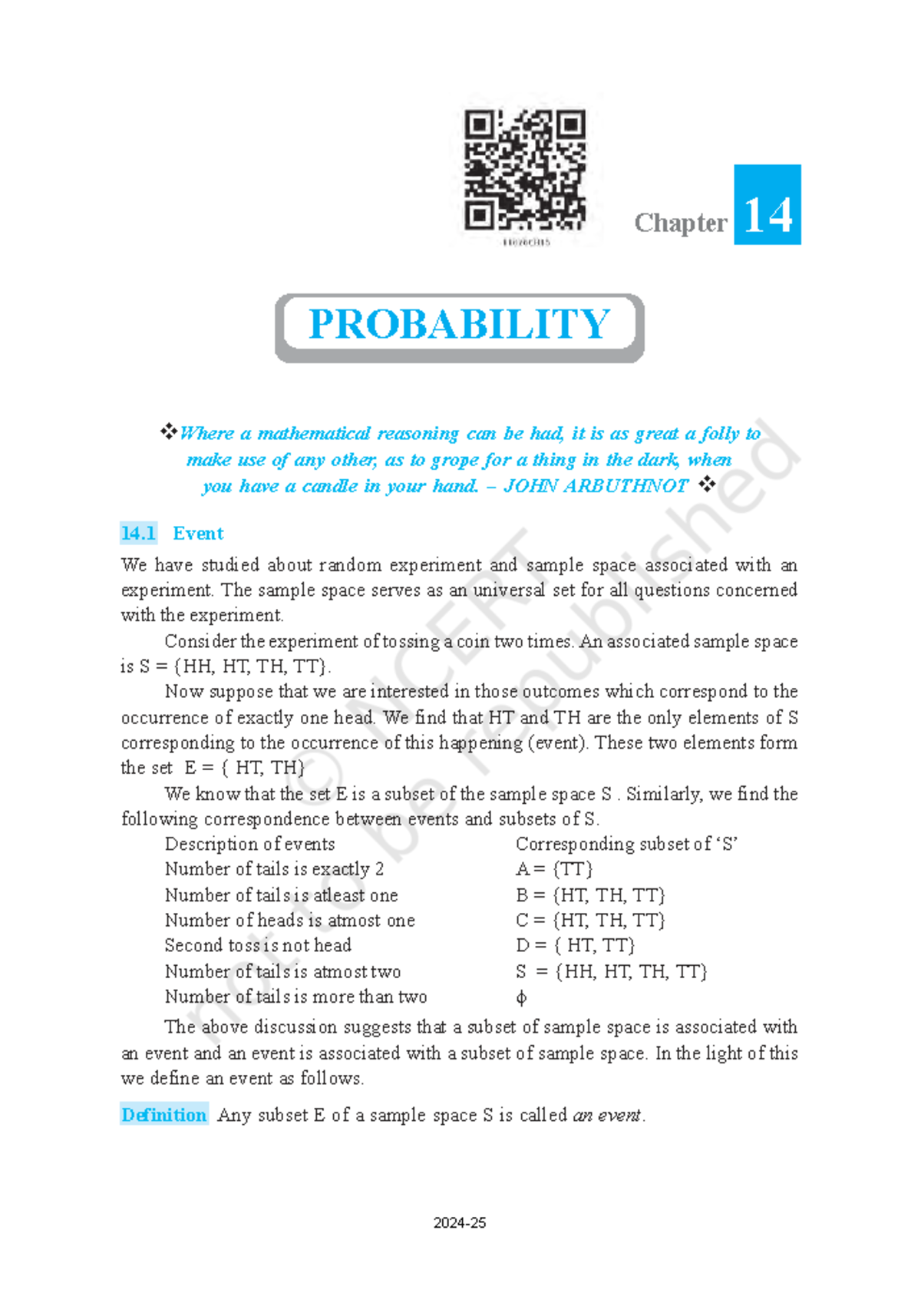 Kemh114 - Chapter 14 Probability Practice Paper Notes - Studocu