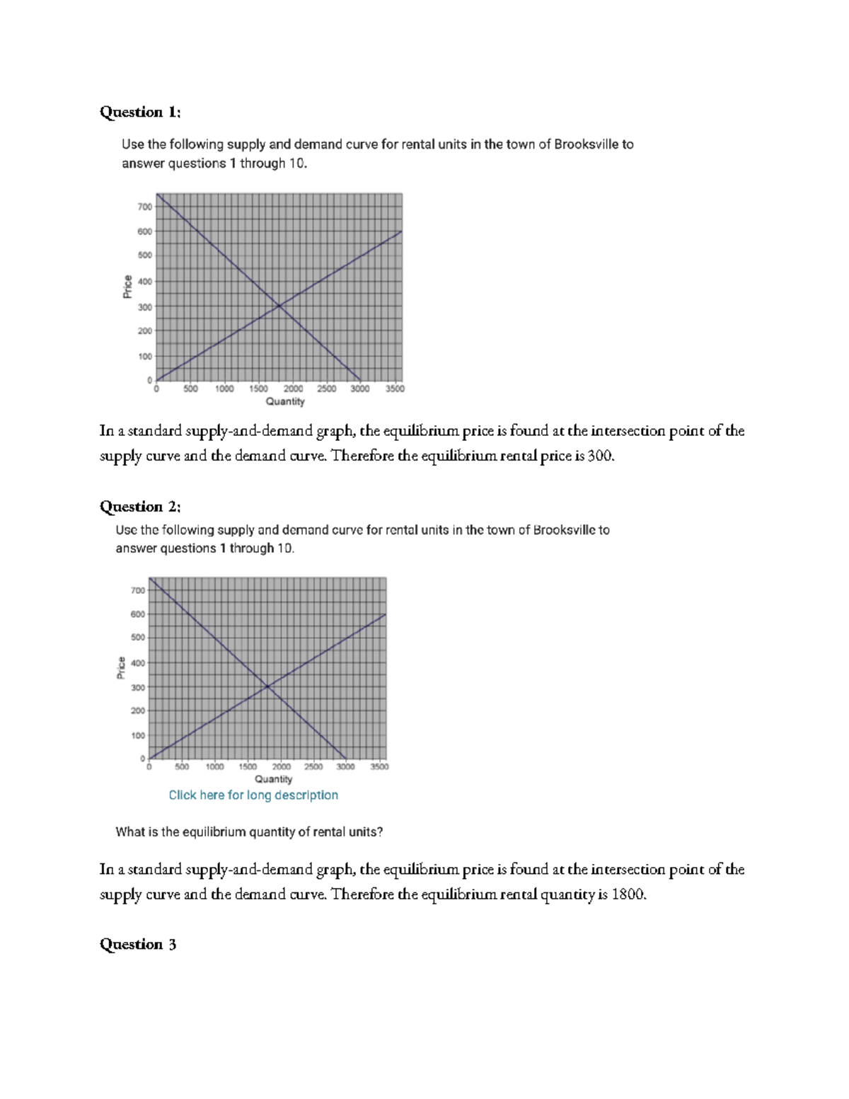 ECO 101: Practice Questions on Equilibrium Price & Rent Control - Studocu