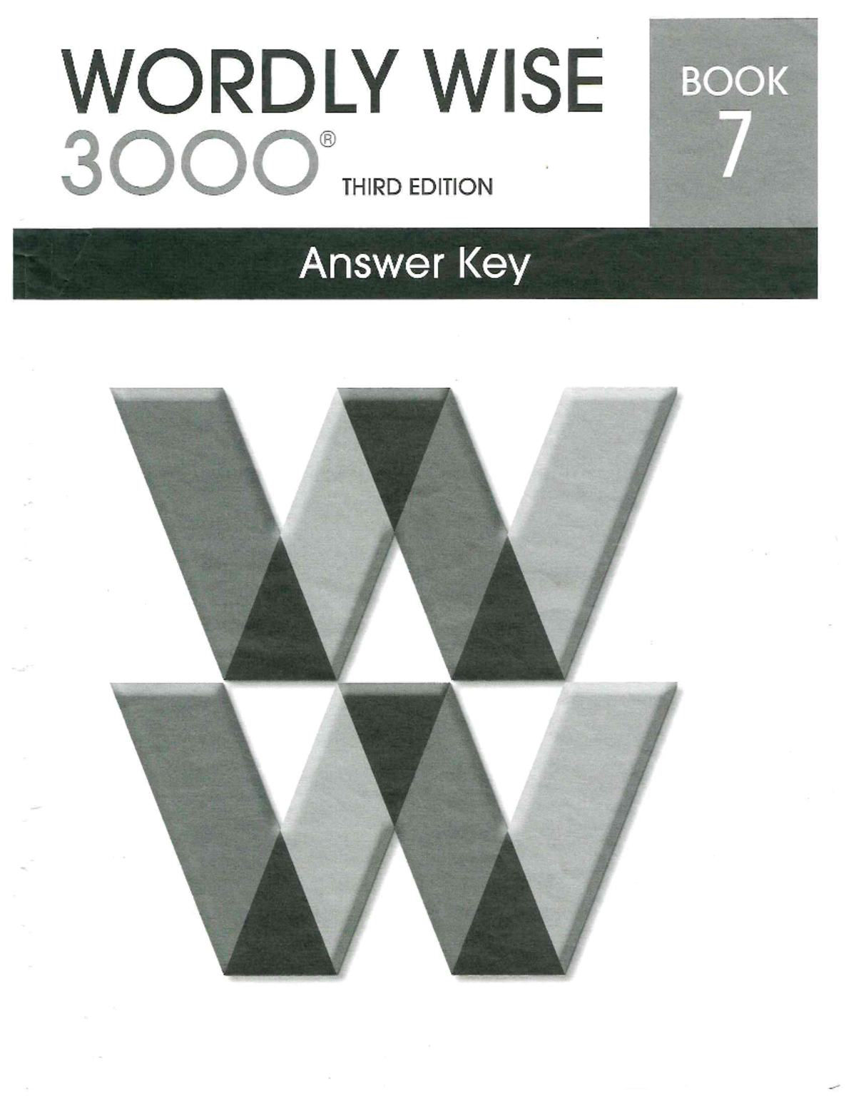 Wordly Wise Book 7 Answer Key: Lessons 3-12 Guide - Studocu