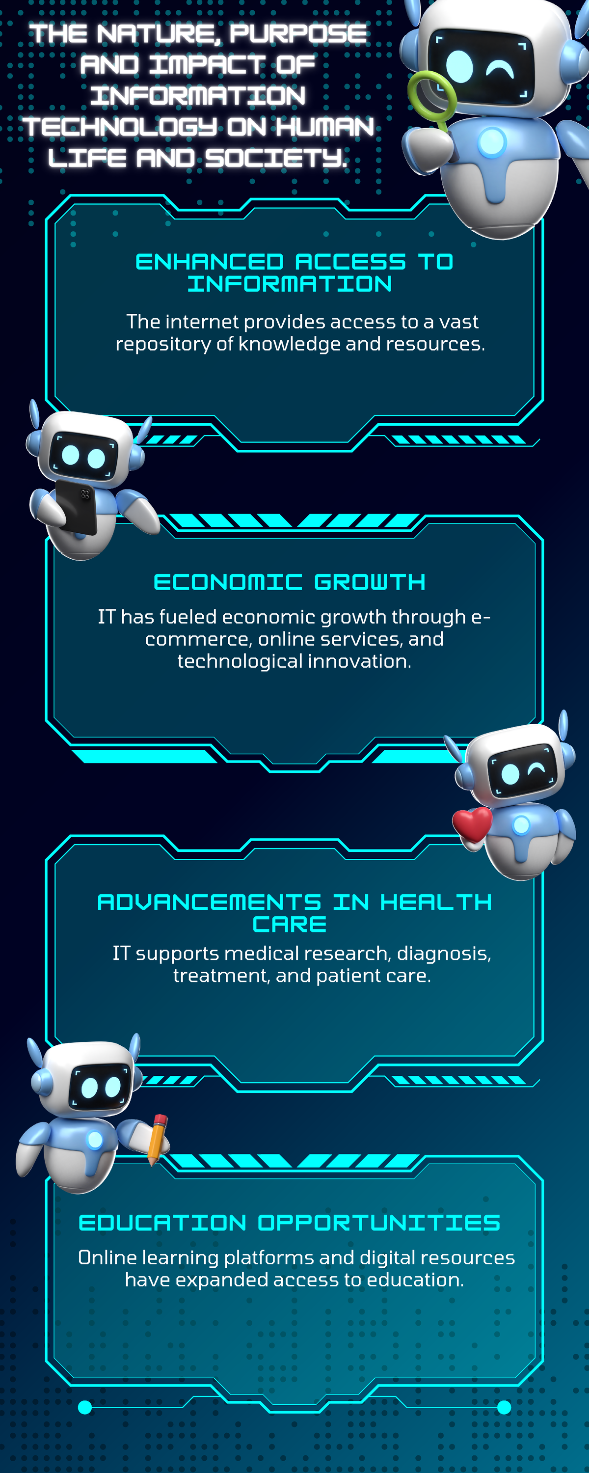 Artificial intelligence to Enhance Language Skills Infographic in Blue ...