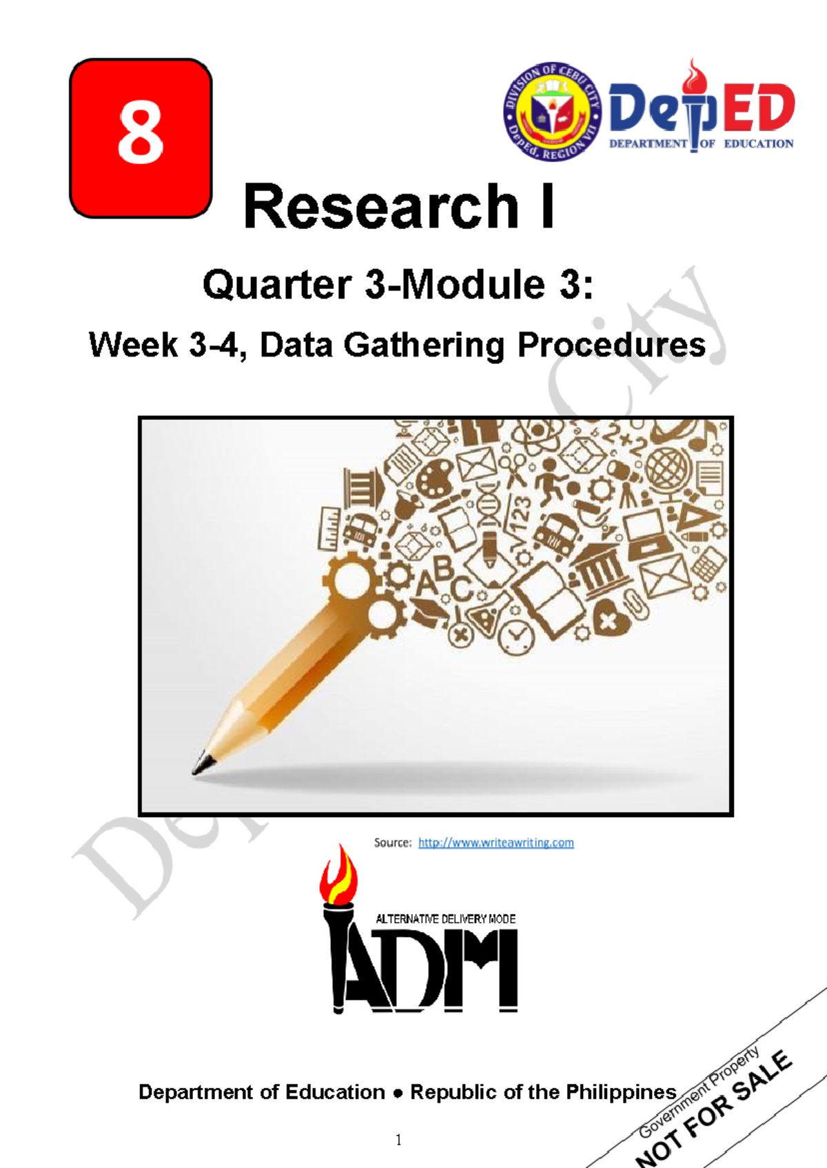 Research I - Quarter 3 Module 3: Data Gathering Procedures - Studocu