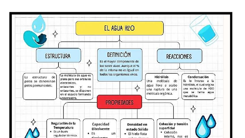 EL AGUA H2O: Estructura y Propiedades Esenciales - Studocu