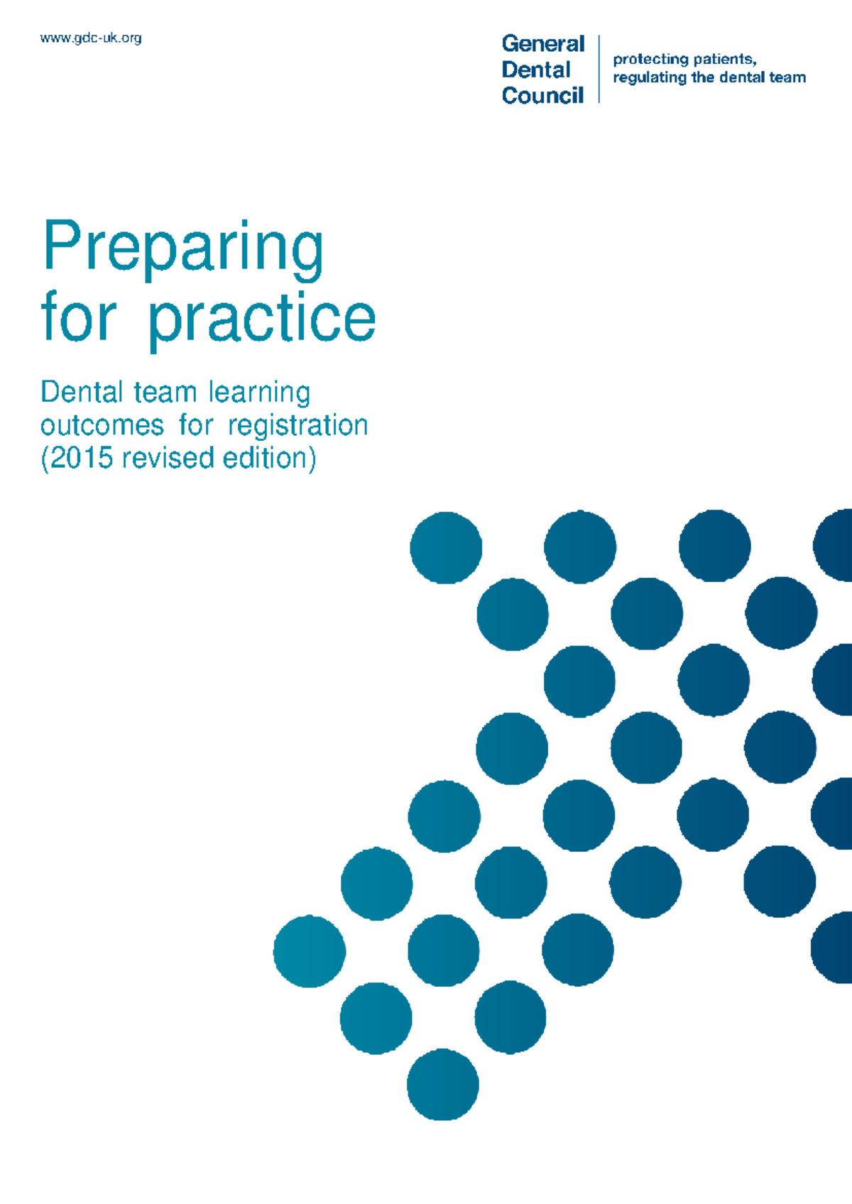 GDC 2015: Preparing for Practice Outcomes for Dental Professionals ...