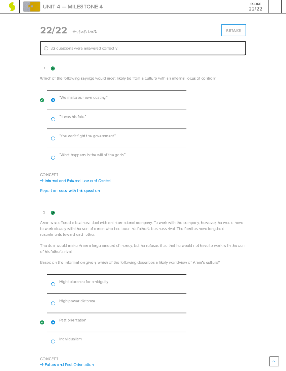 Conflict Resolution Unit 4 Milestone 4 - 1 CONCEPT → Internal and ...