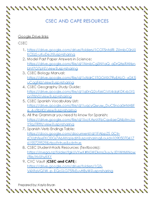 Cape communication studies paper two solutions (2003-2008 ) CAPE ...