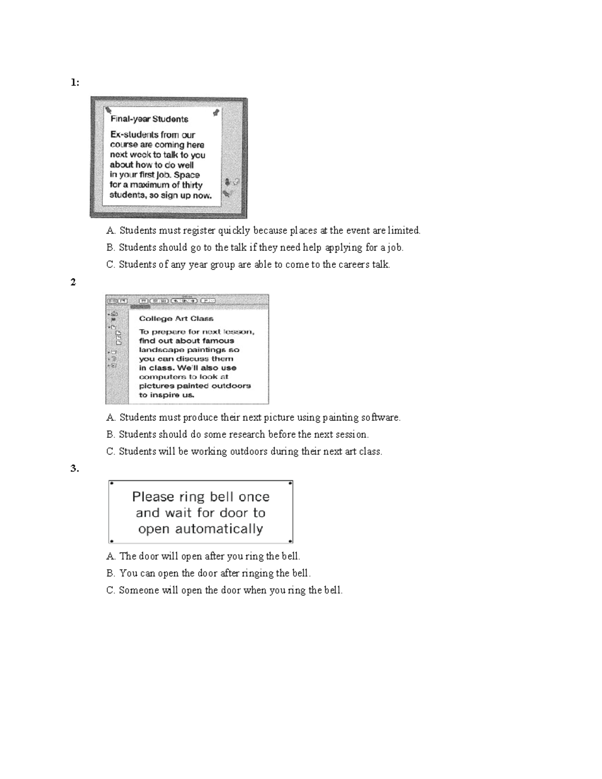 TEST - Tiếng Anh: Career Guidance and Skills Development - Studocu