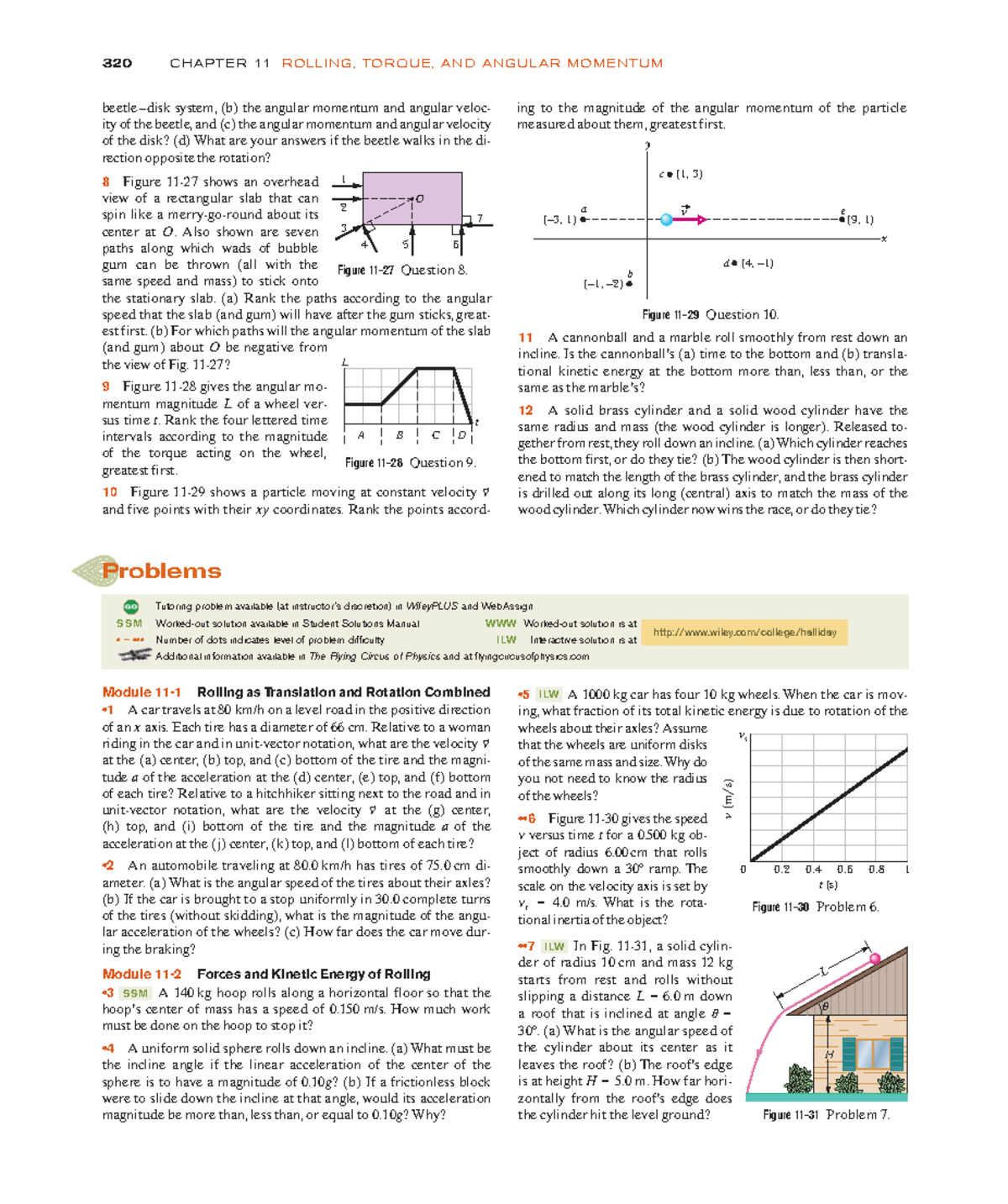 PHYS 320 Chapter 11: Rolling, Torque, and Angular Momentum - Studocu