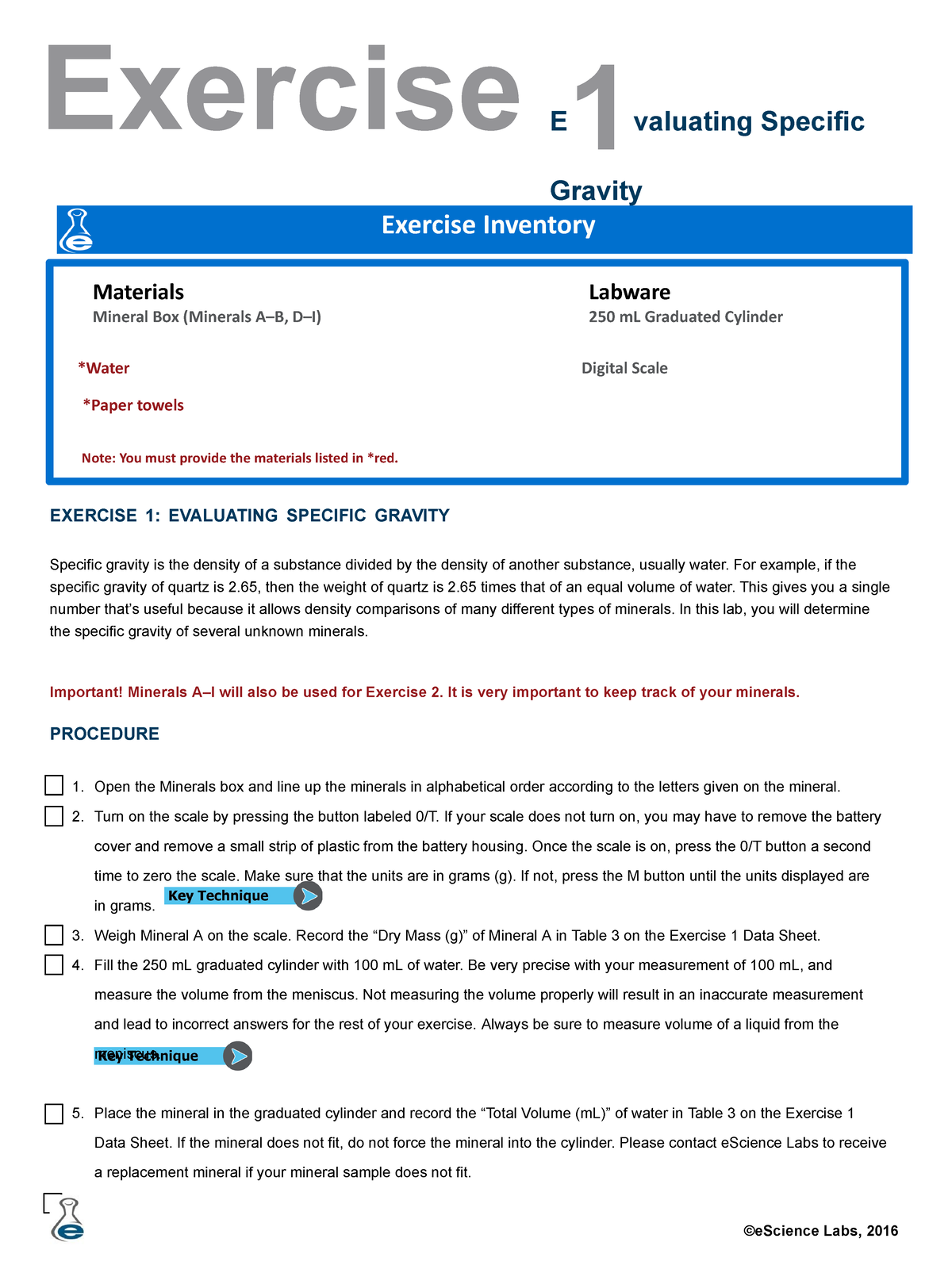 PG 7103 L03 Exercise 01: Evaluating Specific Gravity Lab Guide - Studocu