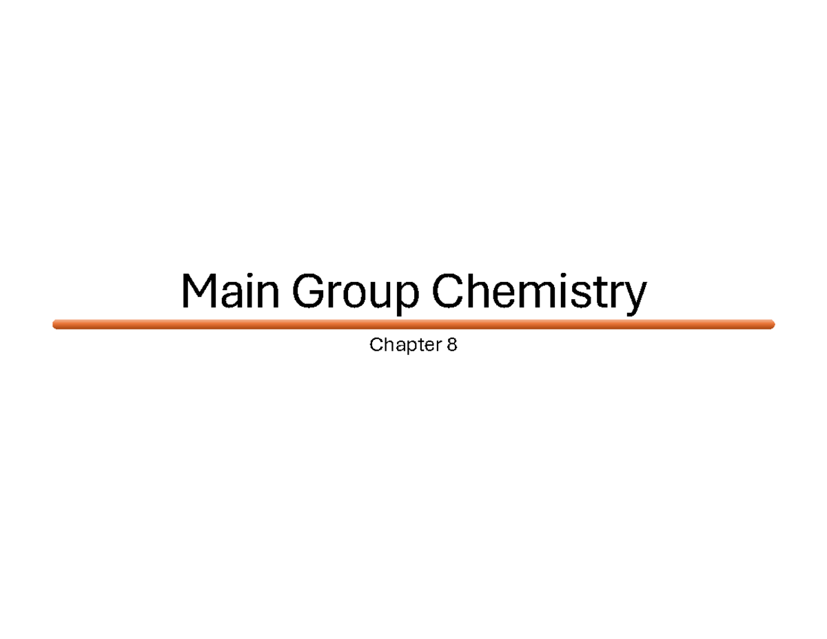 Main Group Chemistry - Chapter 8: RedOx Reactions and Potentials - Main ...