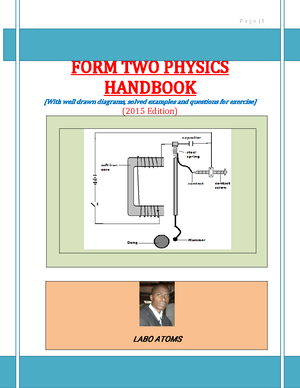 Latest FORM 3 Physics Notes-3 - FORM THREE PHYSICS HANDBOOK ...