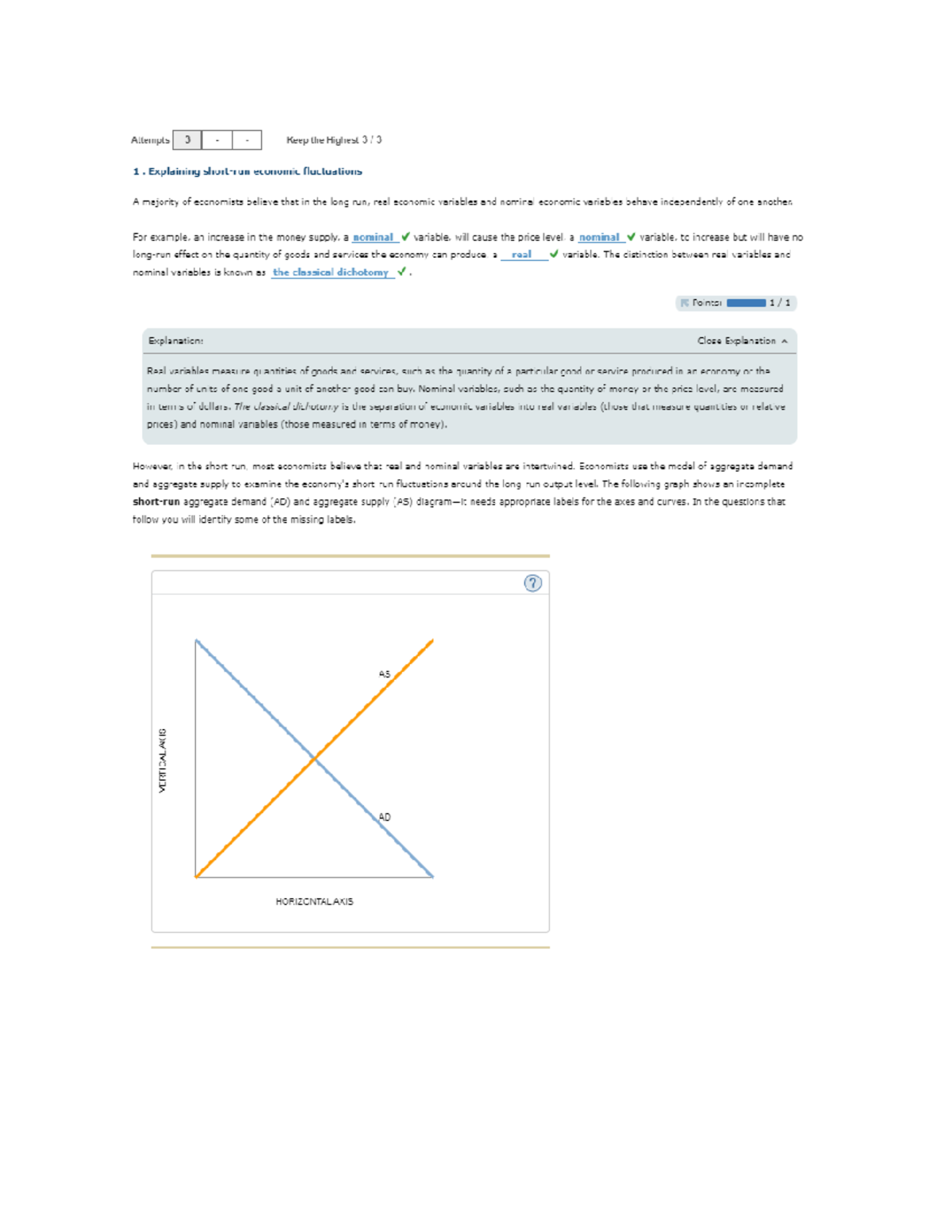 Module 5 Quiz Questions 1-6 - Attempts 3 Keep the Highest 1. Explaining ...