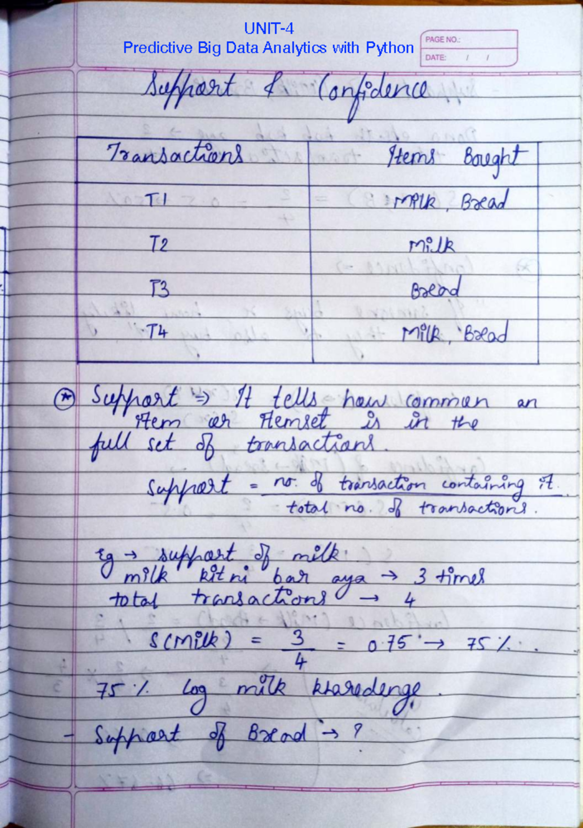 U4(p1) - DSBDA Unit 3 Notes: Predictive Big Data Analytics with Python ...